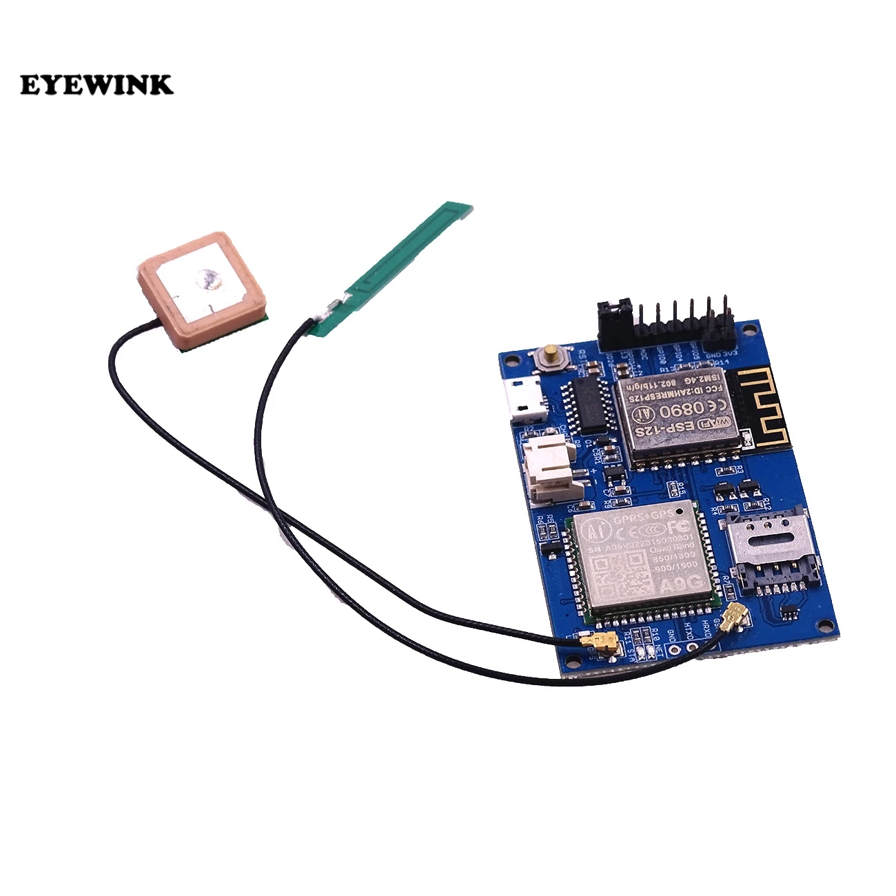 Generic V1.0 Quad-band ESP-12S Development GSM IOT GPRS+GPS A9G Board ...