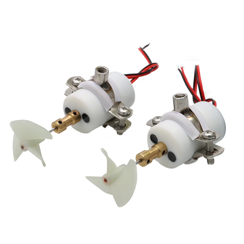 1Pair 7.4V 12V Underwater Thruster Propeller CW CCW ROV Brushed ...