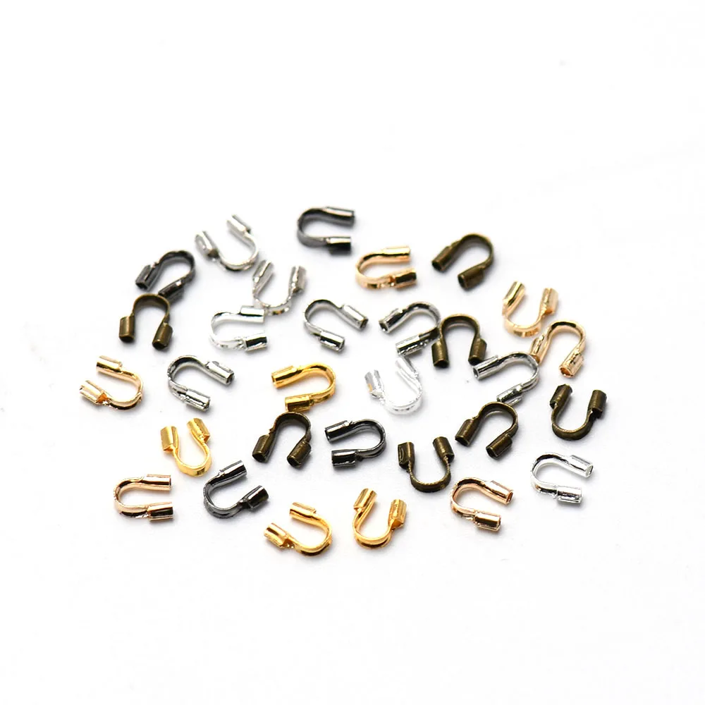 100Pcs-4mm-Brass-Wire-Guardian-Wire-Cable-Protector-U-Shape-Wire-Guard ...