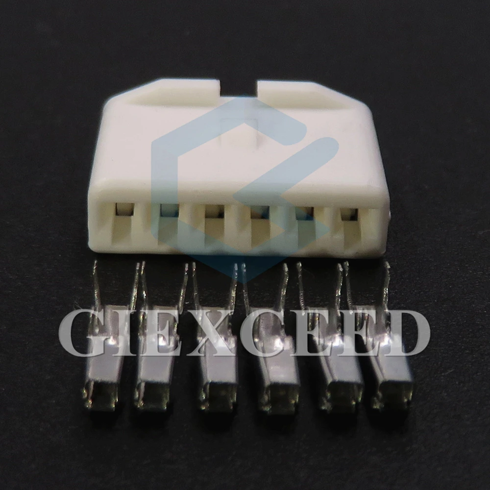 2 Sets 6 Pin Car Wiring Terminal Socket 1.2 Series Automotive Repacking ...