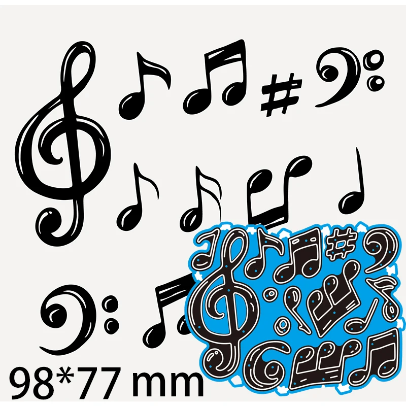 Printable Music Notes Stencils