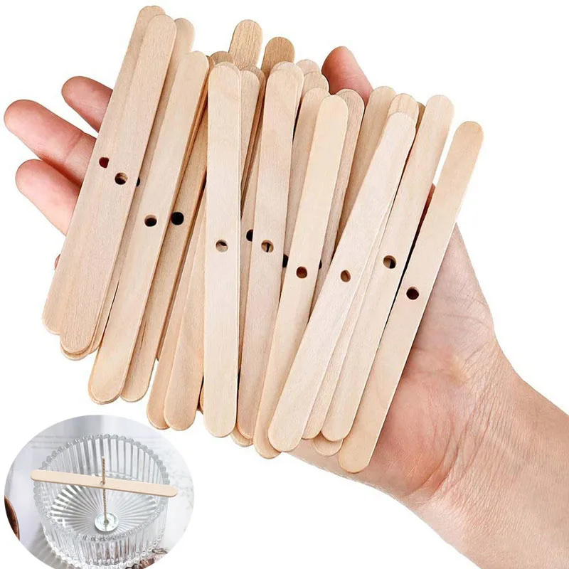 나무 양초 심지 홀더 양초 만들기용 센터링 장치 Diy 수제 양초 심지 만들기 액세서리 100 개초 제작키트
