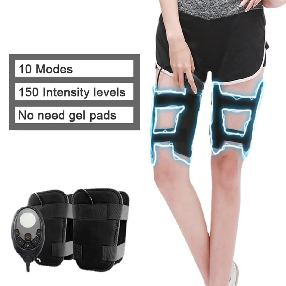 EMS-Muscle-Stimulator-Massage-Thigh-Shaper-Bands-Foot-Leg-Massager ...