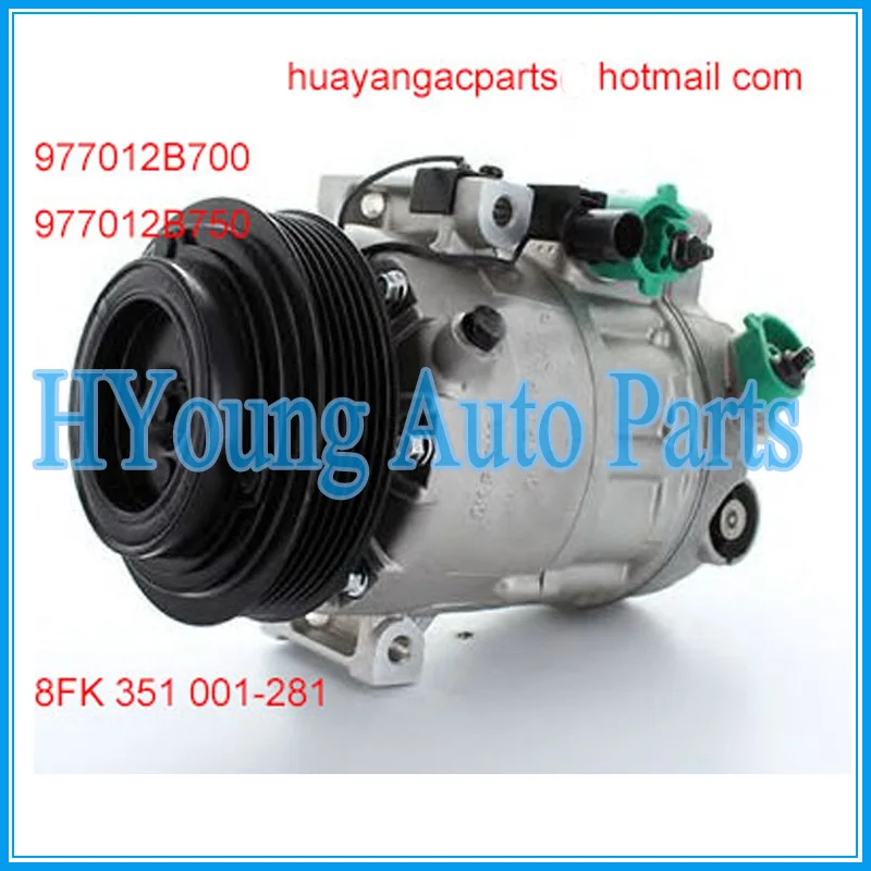 977012B700 977012B750 auto ac sprężarka dla Hyundai KIA 8FK|Sprężarki ...