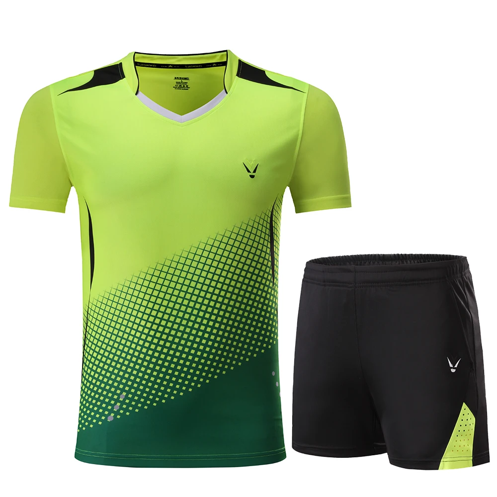 New tennis clothes Men Adult Badminton clothes Men Table sports golf ...