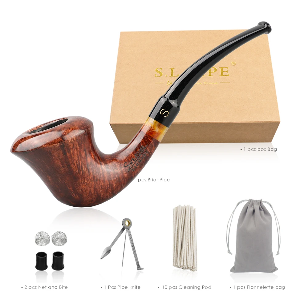 Smoker-2022-New-Briar-Pipe-Smoking-Tobacco-Pipes-Wooden-Smoking-Pipe ...
