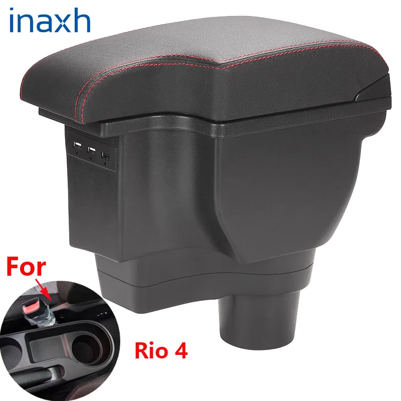 For-Kia-Rio-4-Armrest-For-Kia-Rio-X-X-Line-Auto-Storage-box-Car ...