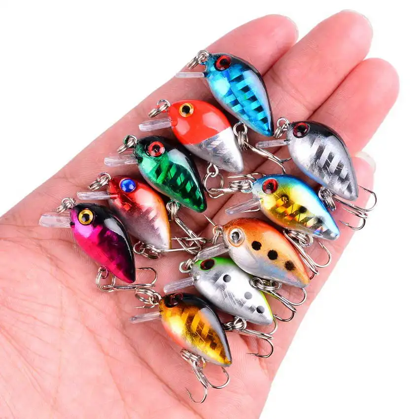 Mini Trout Floating Swing Crank Bait Set - Bionic Crank Hard Bait ...