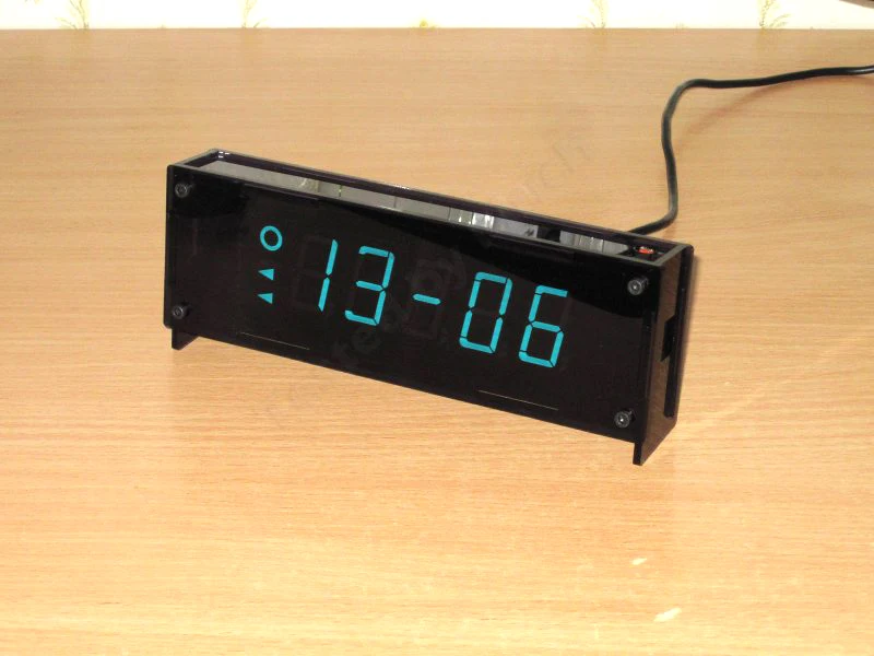 VFD clock / Table clock / Alarm clock Large VFD display screen wifi ...