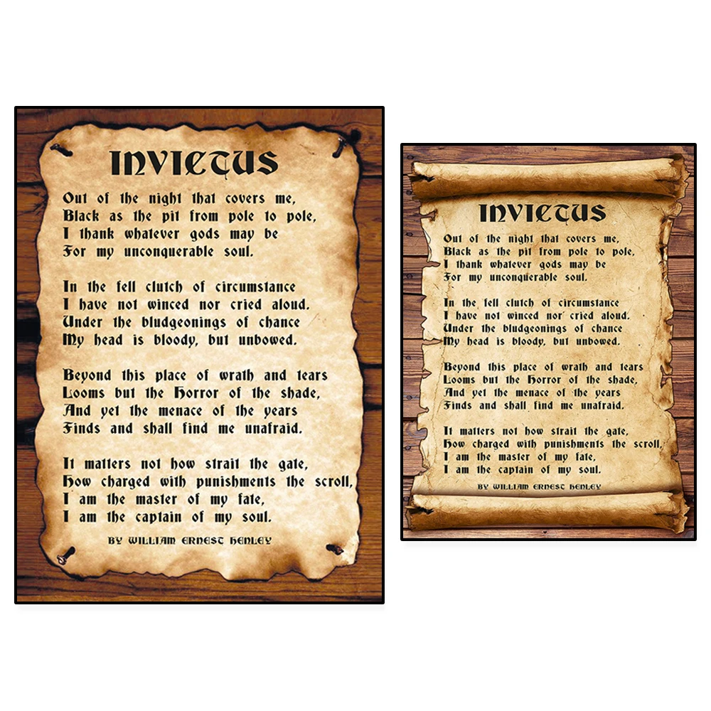 Invictus Poem Printable