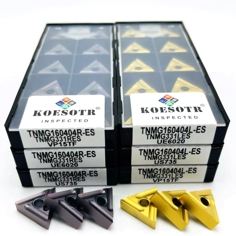 TNMG160404R TNMG160404L-ES VP15TF UE6020 High Quality Carbide Inserts External Turning Tools ...
