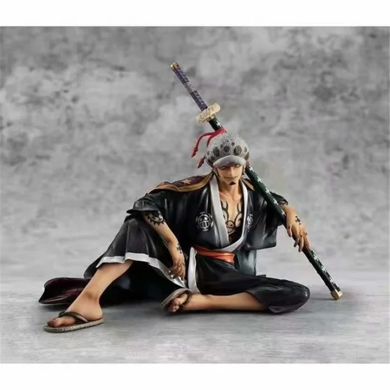 One Piece Kimono Trafalgar Law Sitting Action Figure | One piece ...