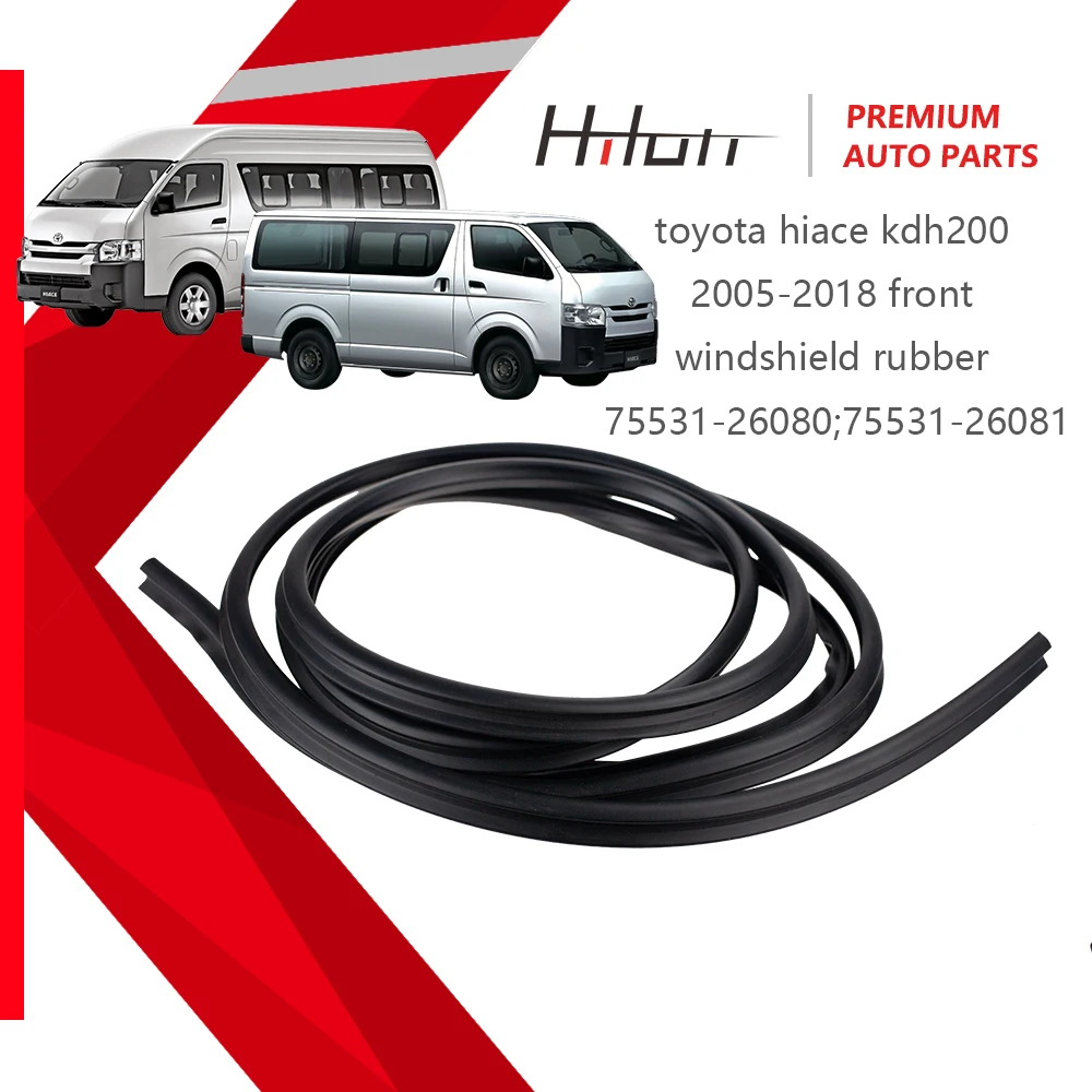 Goma-para-ventana-delantera-de-Toyota-Hiace-75531-26080-75531-26081 ...
