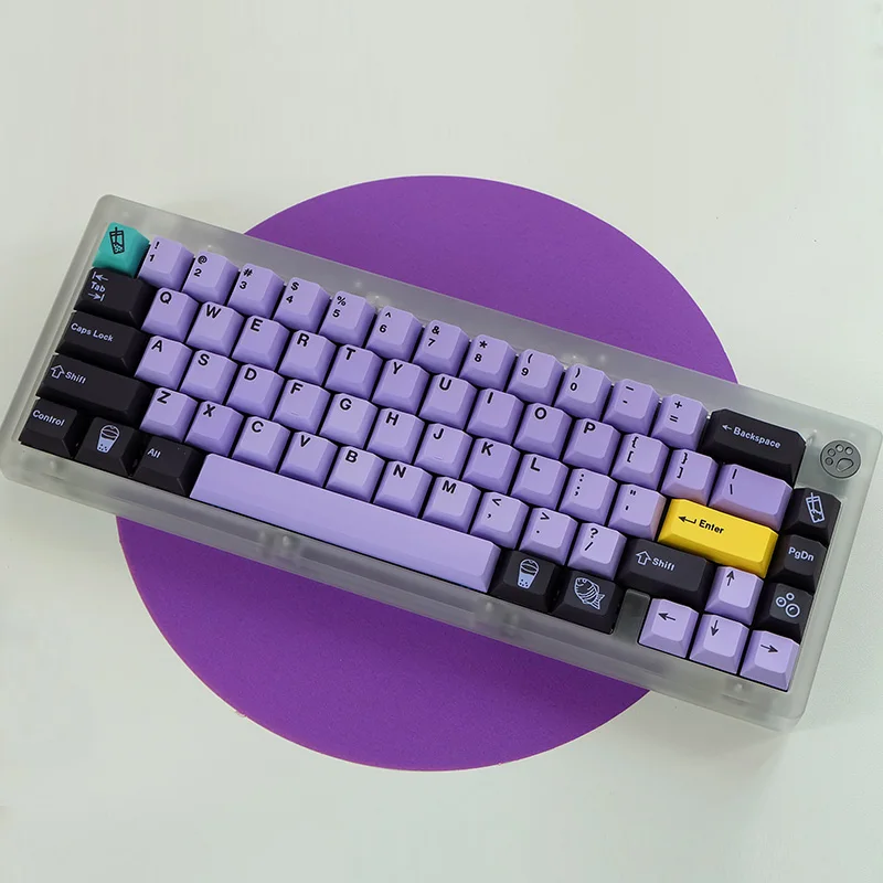 145-Keys-Taro-Keycaps-PBT-DYE-Sublimation-Mechanical-Keyboard-Key-Caps ...