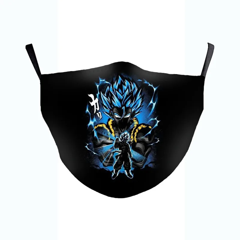 Anime Dragon Ball Son Goku, Kakarotto, Gotenks, Gogeta Cosplay Face ...