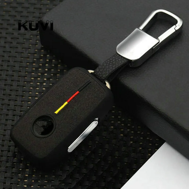 Suede Tpu Car Key Cover Case Shell Fob For Vw Golf Bora Jetta Polo Golf ...