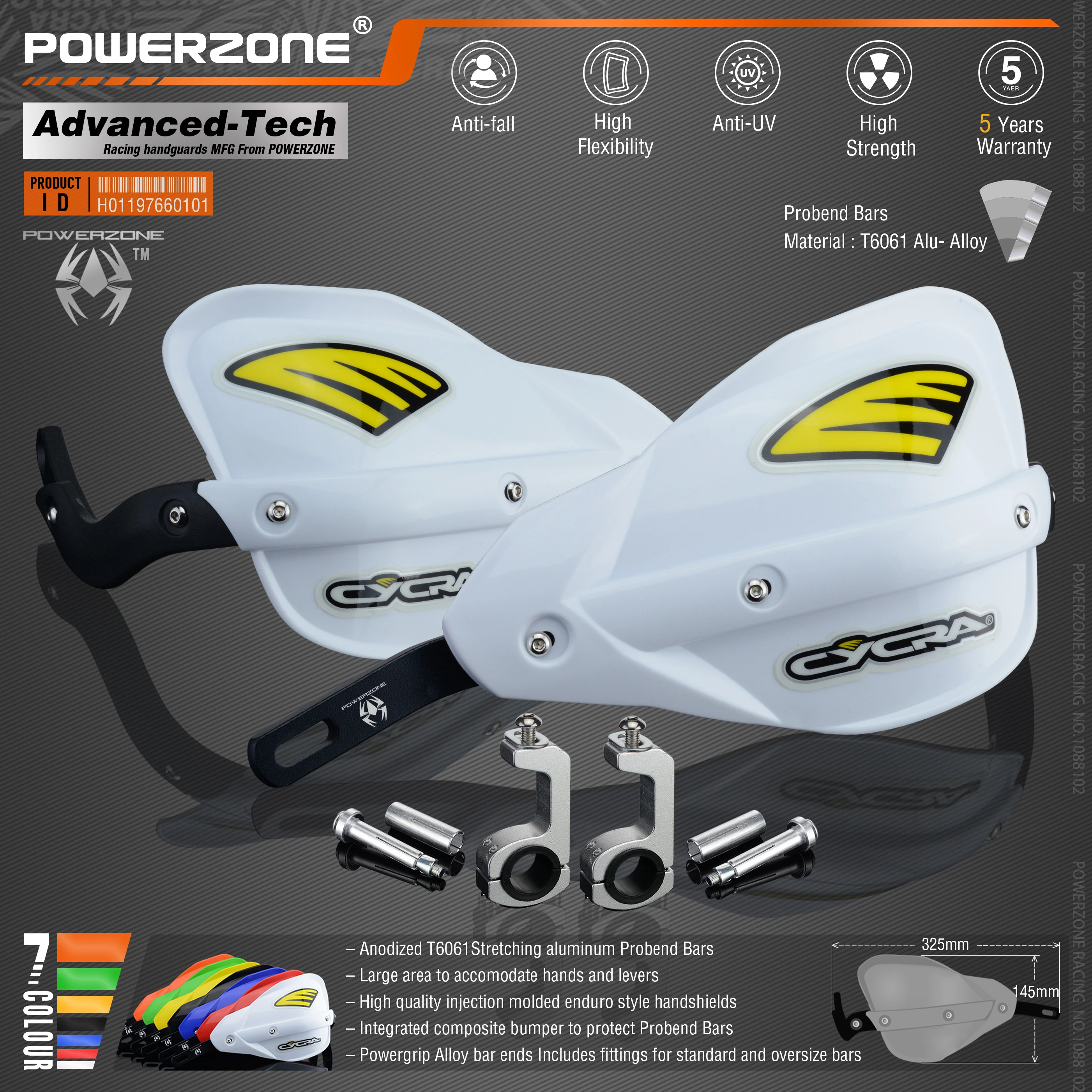 Powerzone Probend Handguards For Honda Ktm Adv Exc Endurohusqvarna Te ...