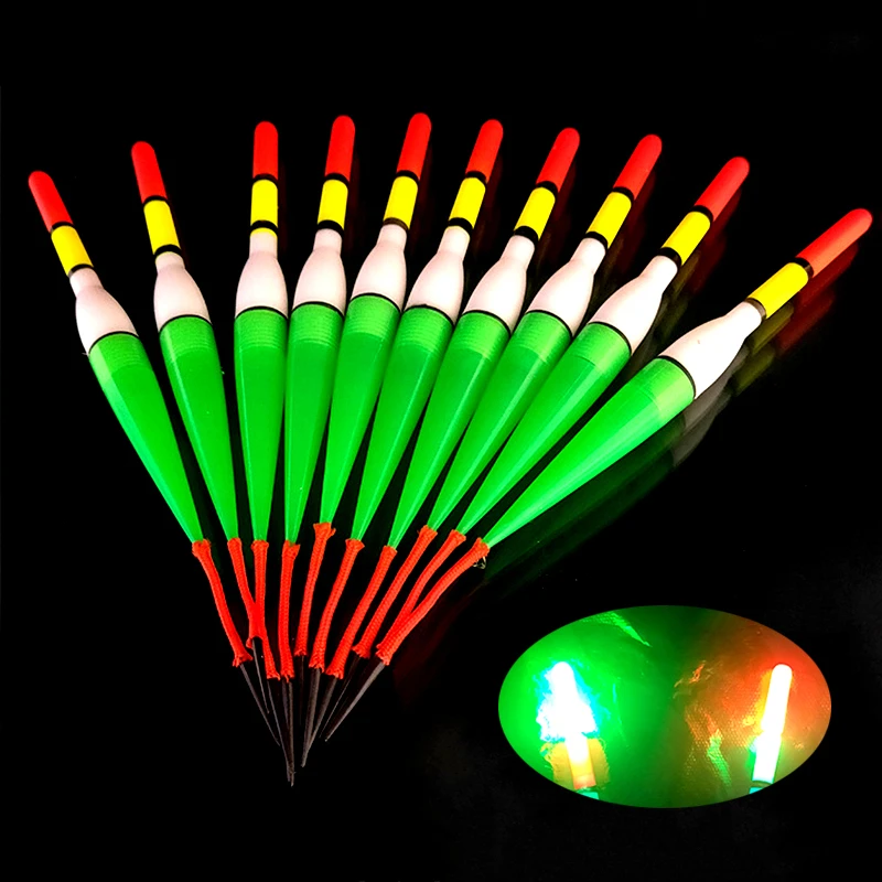 2pcs Fishing Float Led Electric Float Light + Battery Deep Water Float ...