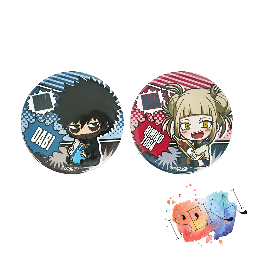 Broche De Metal Com Emblema Do Anime Boku No Hero Academia, Mha Dabi ...