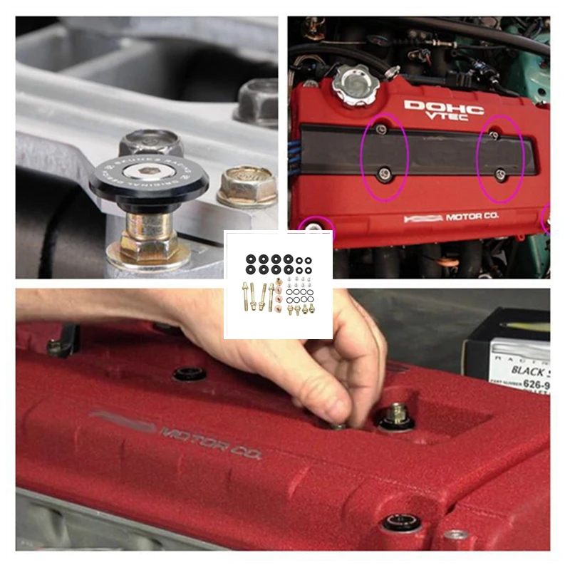 Engine Valve Cover Washer Bolt Low Profile For Honda Acura B Series B16 ...