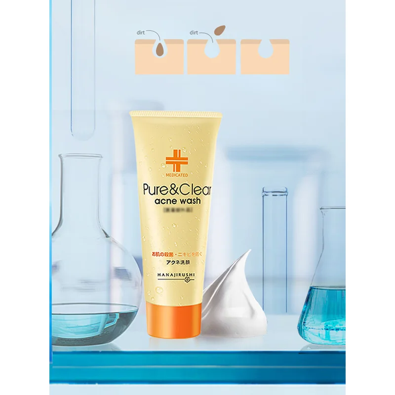 Hanajirushi Acne Treatment Cleanser Remove Acne Face Wash Medicated ...