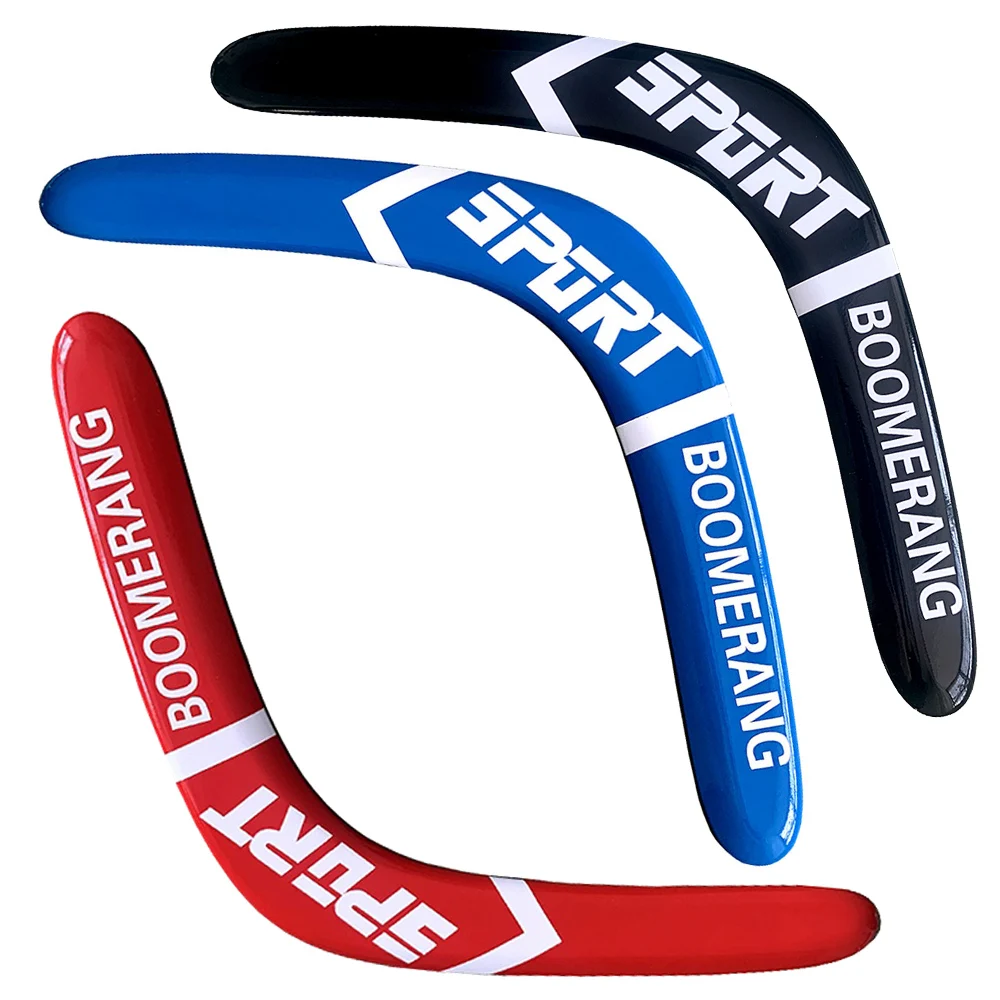 3-Color-Handmade-Wooden-Boomerang-Sports-Throw-and-Catch-Flying-Disc ...