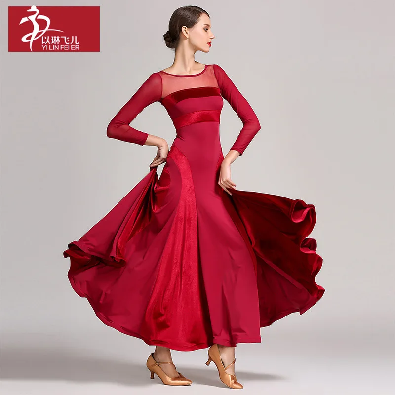 NEW-Latin-Salsa-Cha-cha-Tango-Ballroom-Dance-Dress-Standard-Ballroom ...