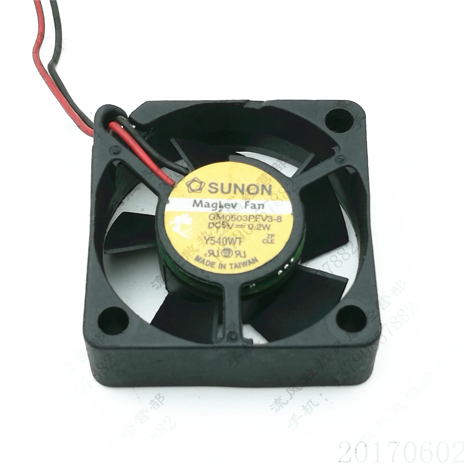 GM0503PFV3-8 3010 5V 0.2W 3cm 2-wire silent cooling fan - Onestopfan.com