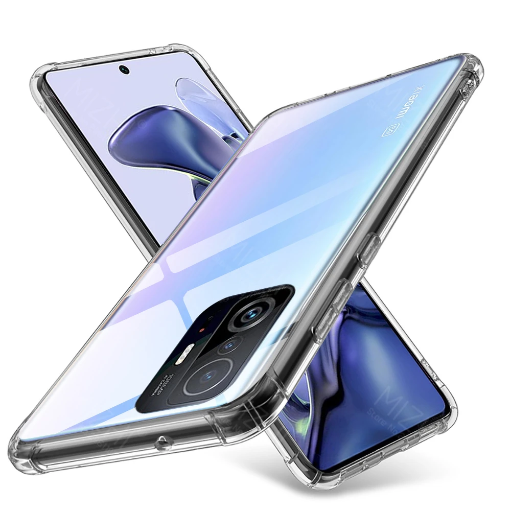 Transparent-silicone-phone-case-For-Xiaomi-Mi-11T-Pro-11TPro-Clear-Soft ...