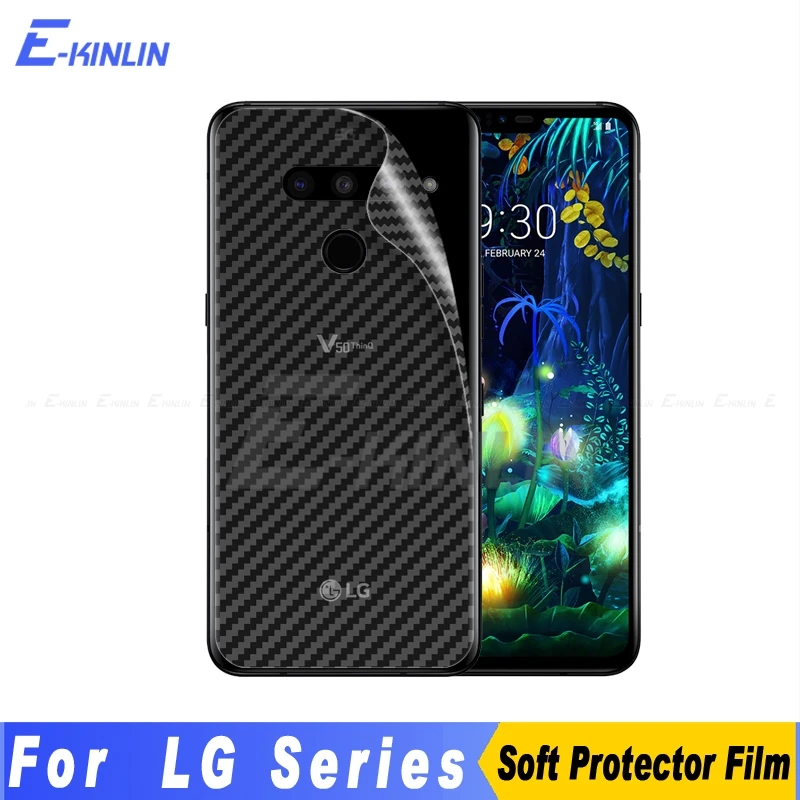 5pcs-lot-Carbon-Fiber-Back-Cover-Screen-Protector-For-LG-V50-5G-G8X ...