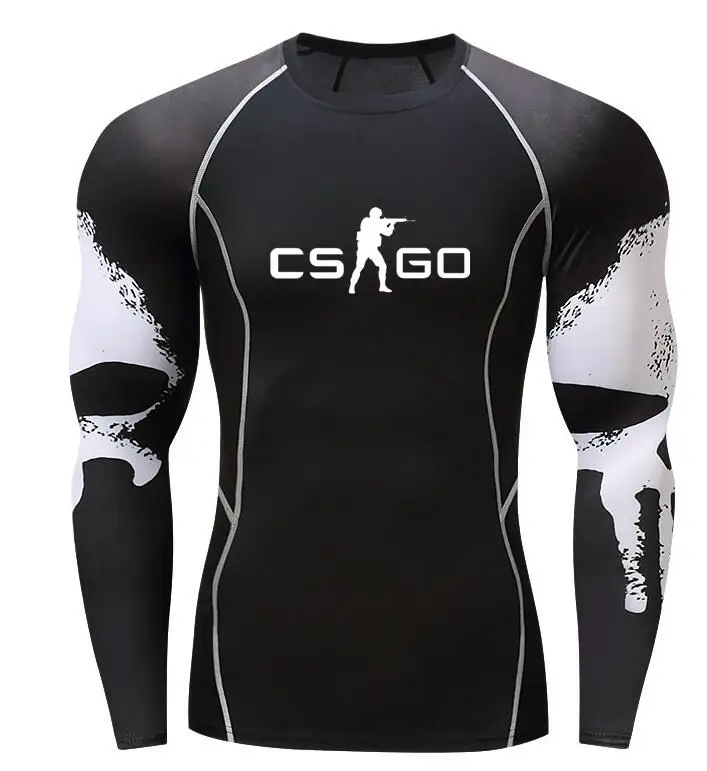 CS GO Men T Shirt O Neck long sleeve Hot Top Quality CSGO Man ...