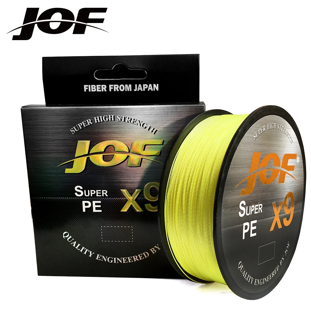 JOF 100M PE Braided Fishing Line 9 Strand 20-80LB Multifilament Fishing ...
