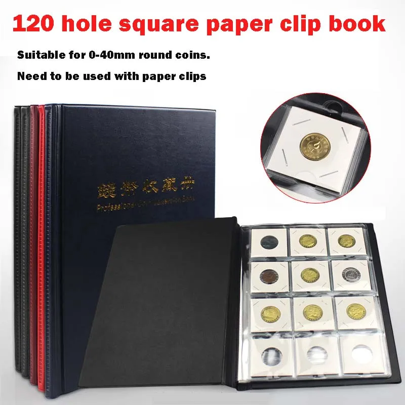 PCCB High Quality Put 120 Pieces/Coins Album For Fit Cardboard Coin ...