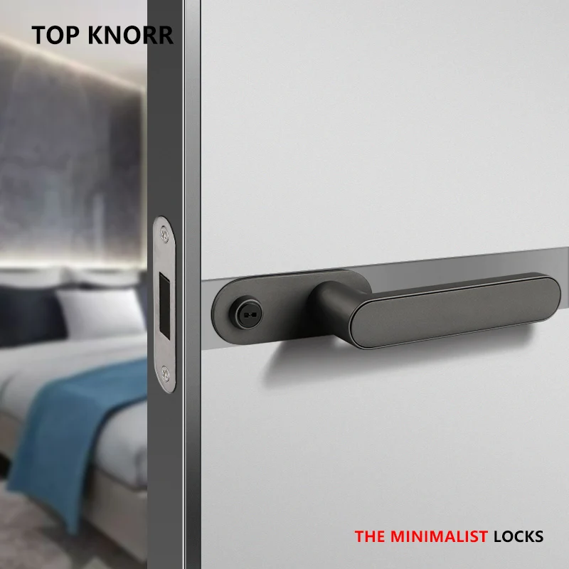 TOPKNORRDoor Lock Room Door Lock Bedroom Magnetic Door Lock Indoor ...