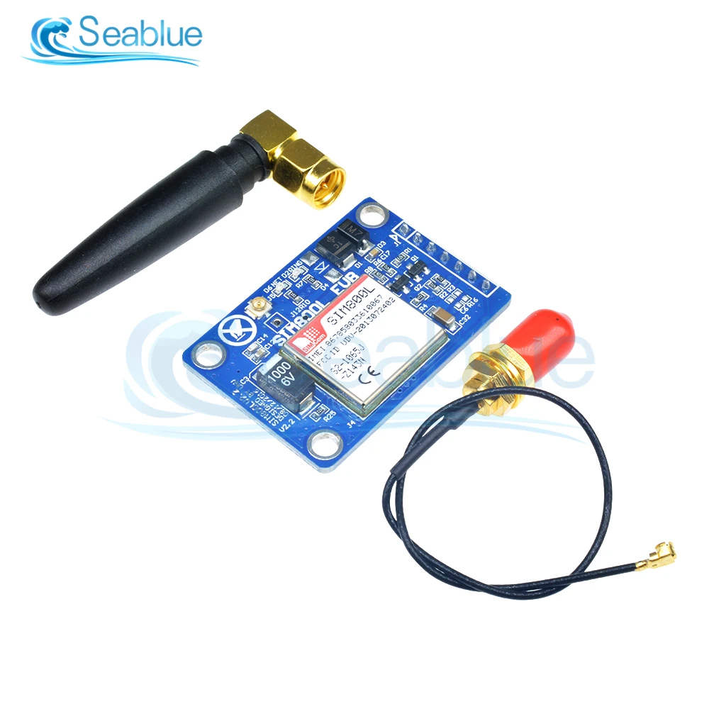 1Set DC 5V SIM800L V2.0 Wireless GSM GPRS Module Quad Band TTL Level ...
