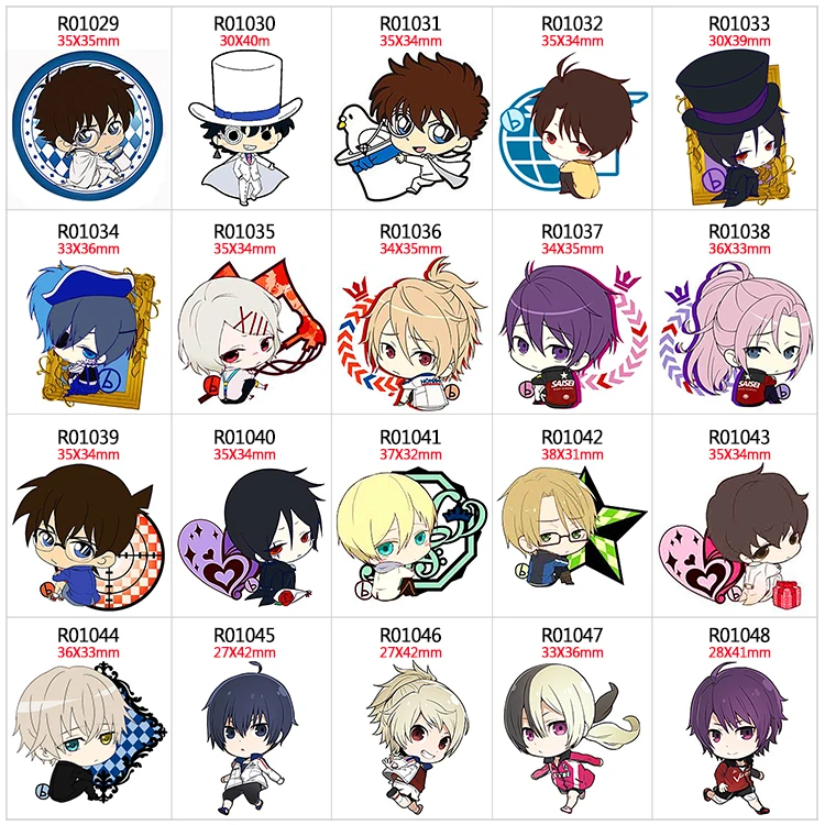 30pcs/lot Cartoon Character Resin Flat Back For Hair Bows Planar Crafts ...