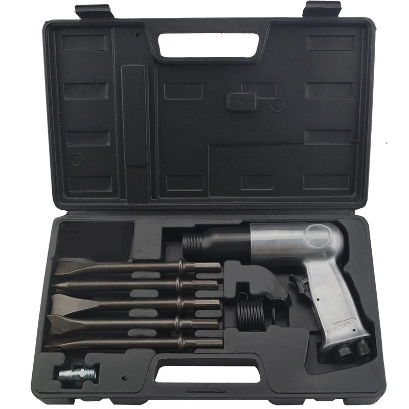 190mm-Air-Hammer-Pneumatic-Gun-Tool-Set-Heavy-Duty-Shock-Absorbing-With ...