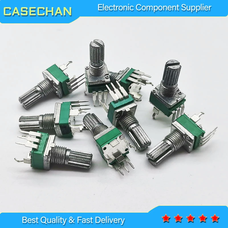5pcs/lot Sealed Rk097n Single Vertical Potentiometer B1k B20k B50k ...