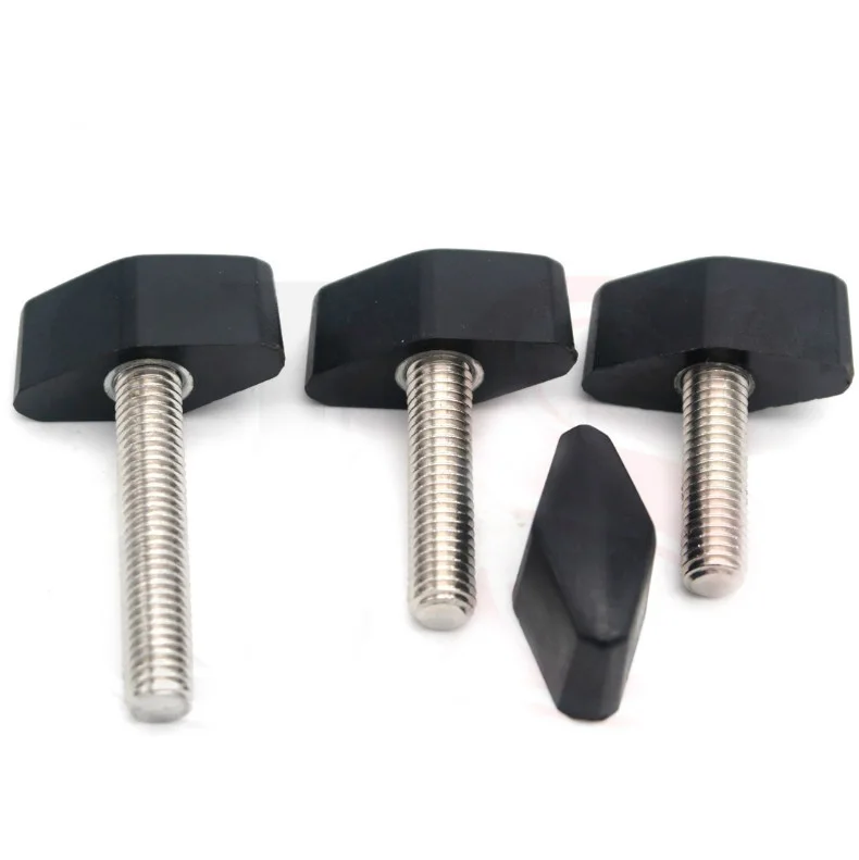 Stainless Plastic T-type tighten handle screw adjustable knob bolts M6 ...