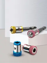 6.35mm 1/4 "드릴 비트 자석 강력한 링 강력한 자화 전기 스크루 드라이버 비트에 대한 범용 자기 링