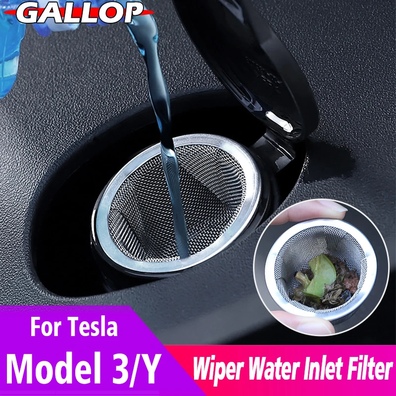 Wiper Water Inlet Filter For Tesla model 3 model Y X S Car Windshield ...