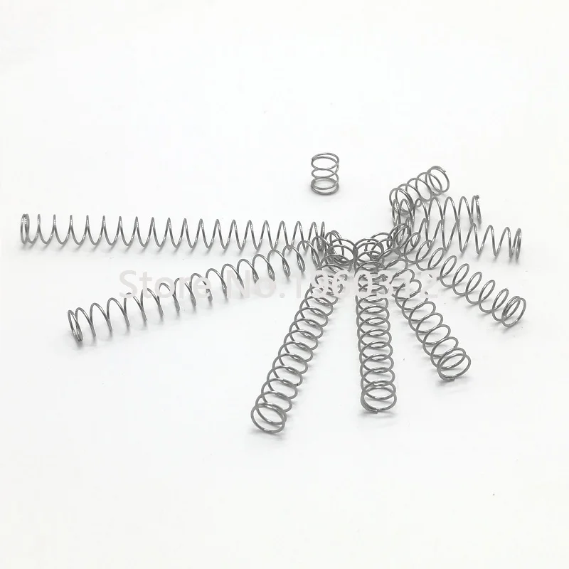20pcs wire diameter = 0.4mm OD =3mm Stainless Steel Micro return Small ...