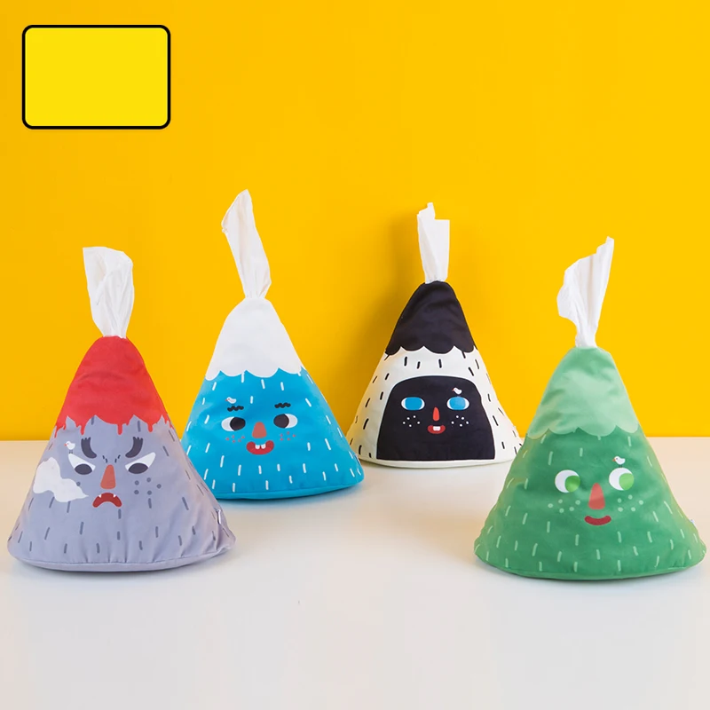 Cute-cartoon-volcano-tissue-box-Funny-anger-Smiley-face-Paper-towel ...