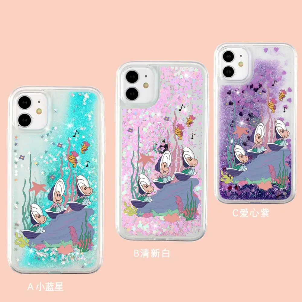Funny-Cute-Art-Oyster-Conch-Glitter-TPU-PC-Phone-Case-for-Apple-IPhone ...