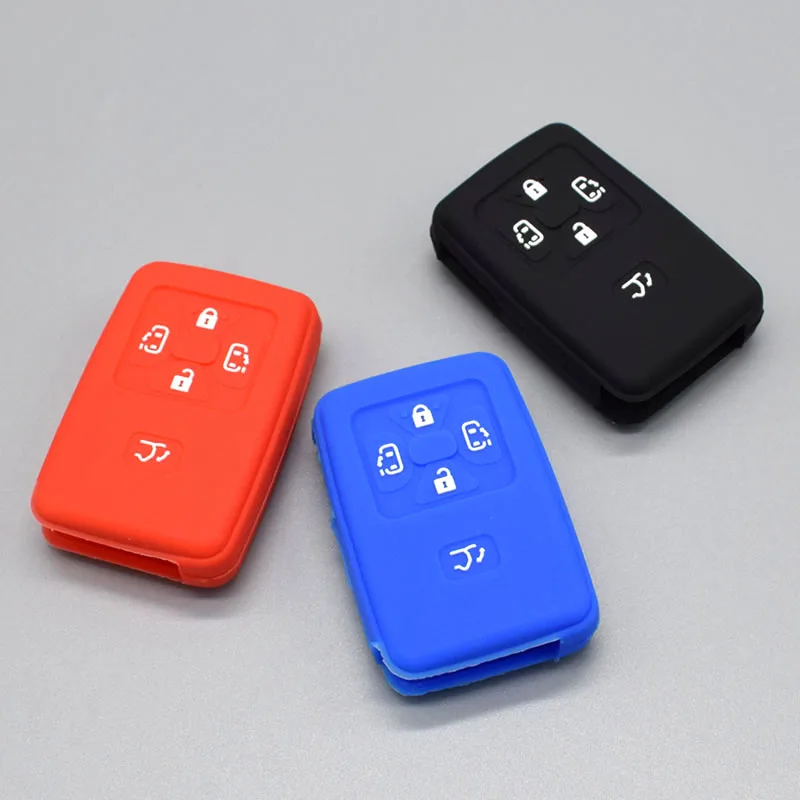 Silicone rubber Car Key FOB Case cover holder for Toyota Noah Tarago ...