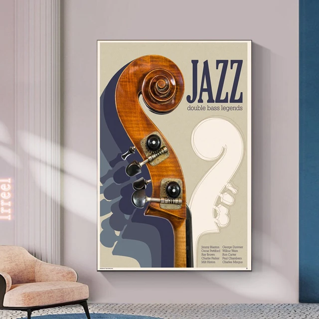 Upright Bass Painting