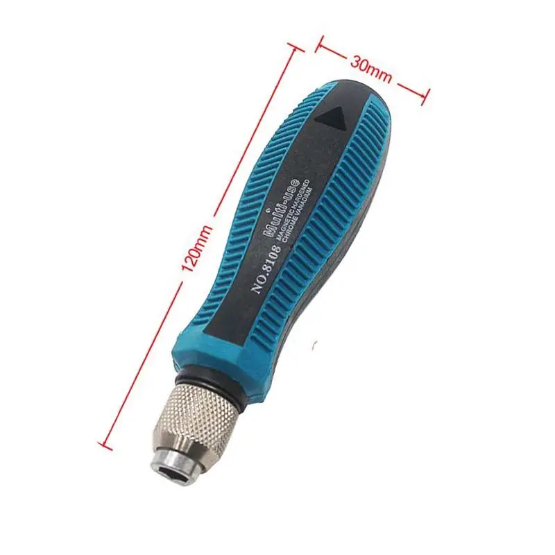 MANCHE DE TOURNEVIS,--Porte embout de tournevis de 1-4 pouces (6.35mm ...
