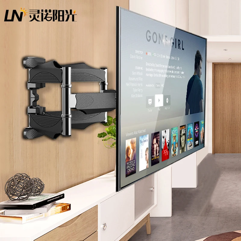 Six Arms Full Motion Wall Mount TV Bracket For 32"-65" LCD LED Screen ...
