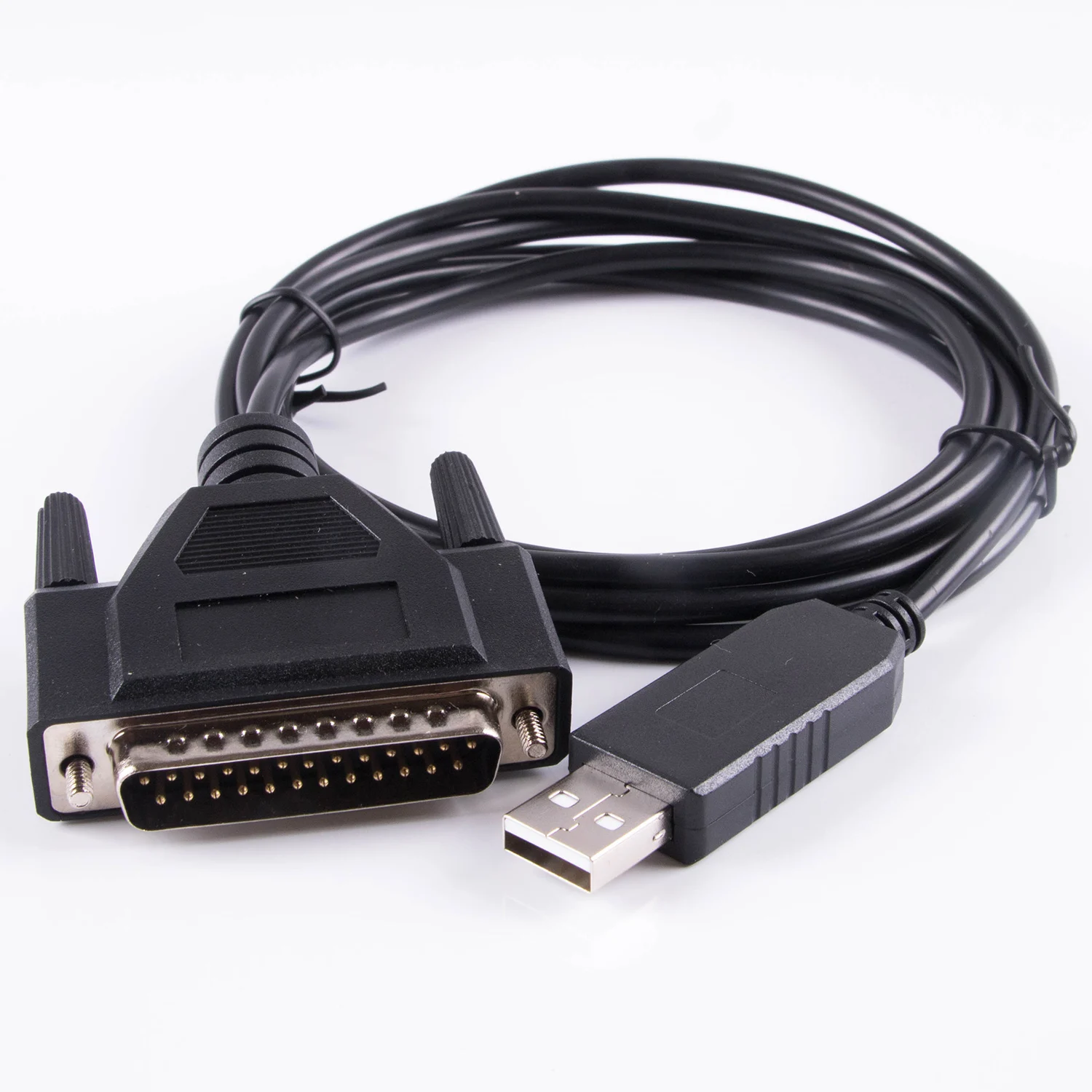 Conector Macho Ftdi Usb Para Rs232 25 Pinos Db25 Adaptador Serial Cnc ...
