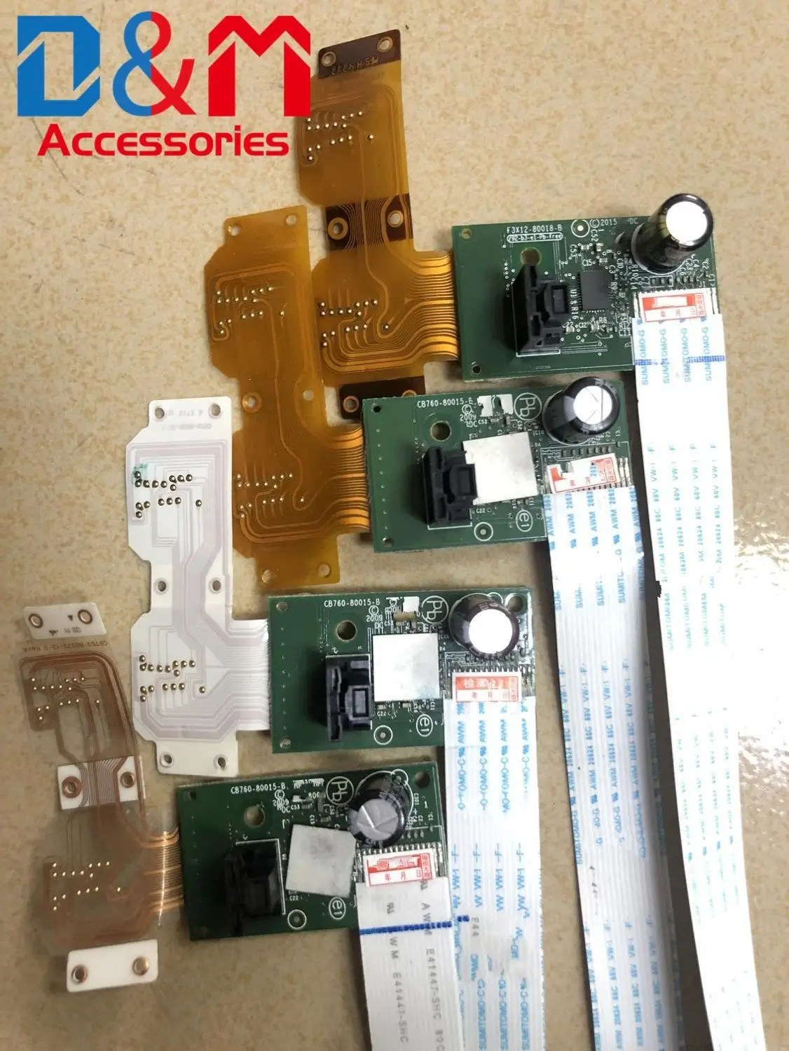 2x-Carriage-Board-CB760-80015-F3X12-80018-For-HP1000-2000-2050-1050 ...